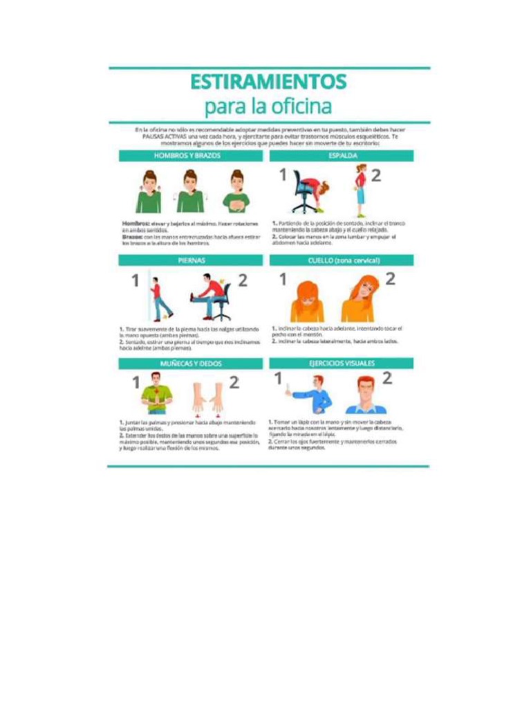Infografia Pausas Activas (Charla) | PDF