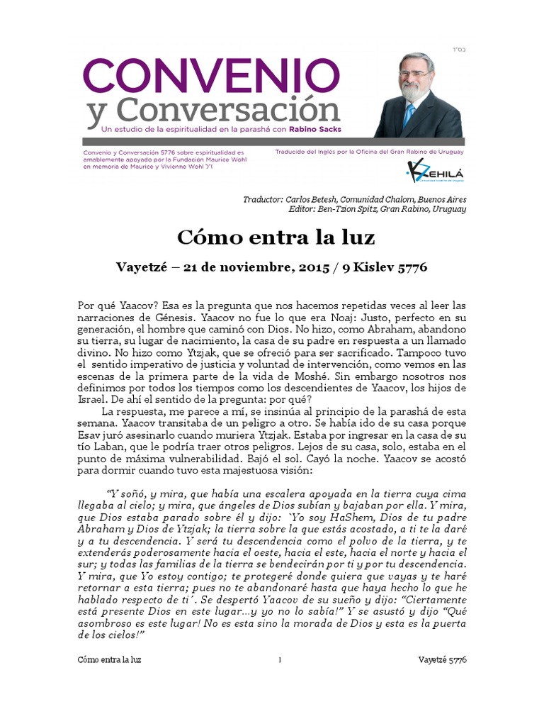 1.7 Spanish Vayetze 5776 | PDF