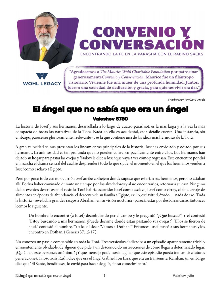 1.9 SPANISH Vayeshev 5780 MAIN Edition | PDF