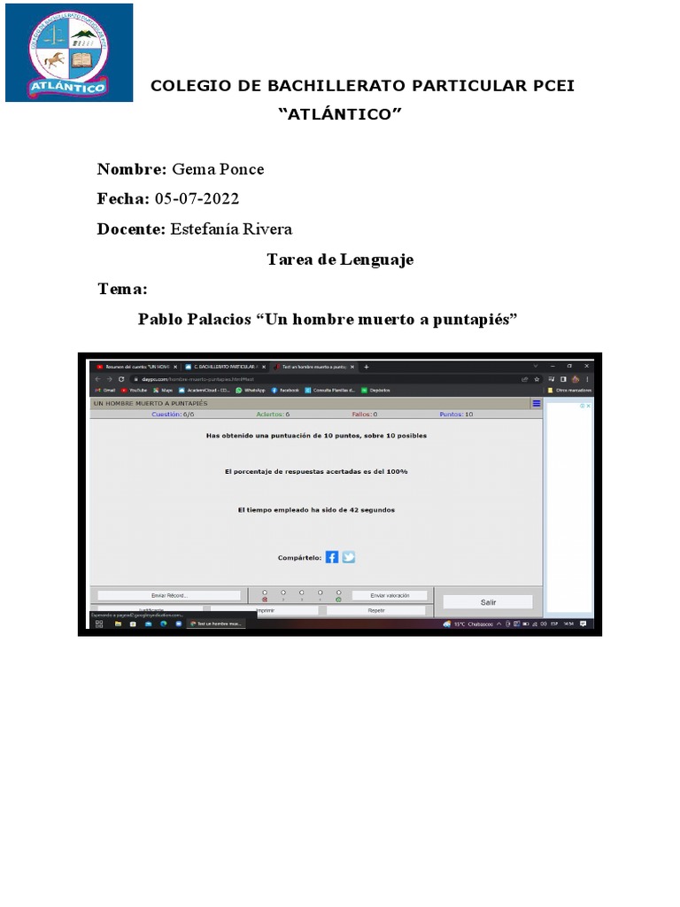 Colegio de Bachillerato Particular Pcei | PDF