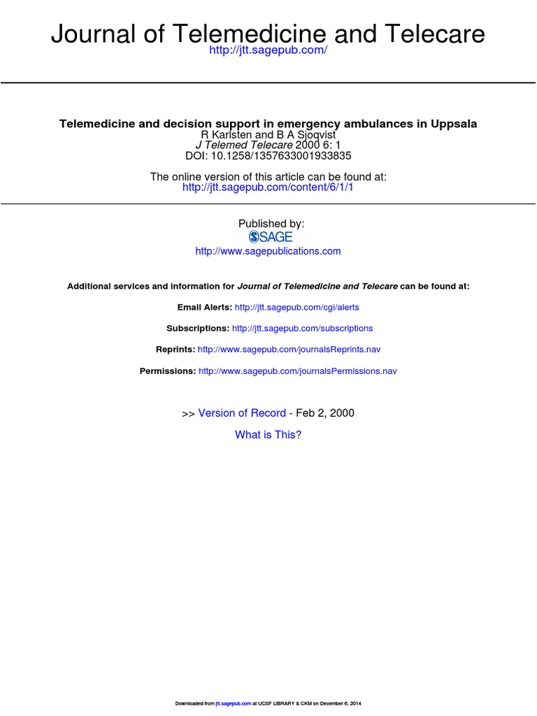 Telemedicina 3 | PDF