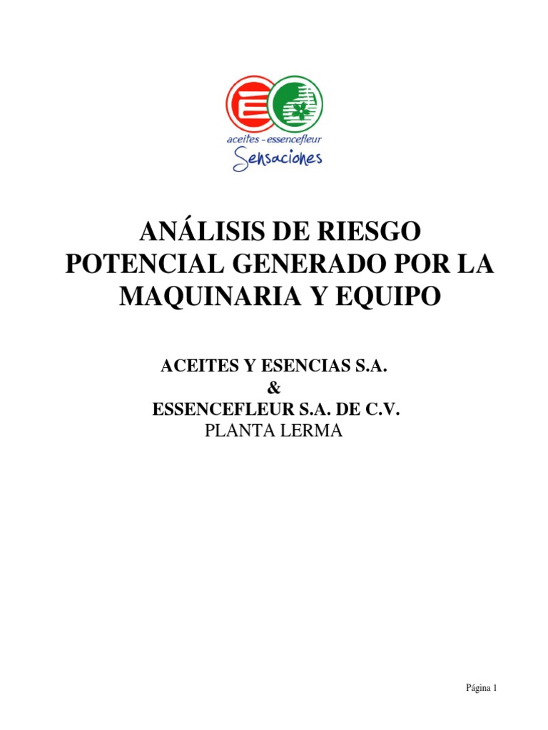 Estudio Normativo Nom 004 STPS | PDF