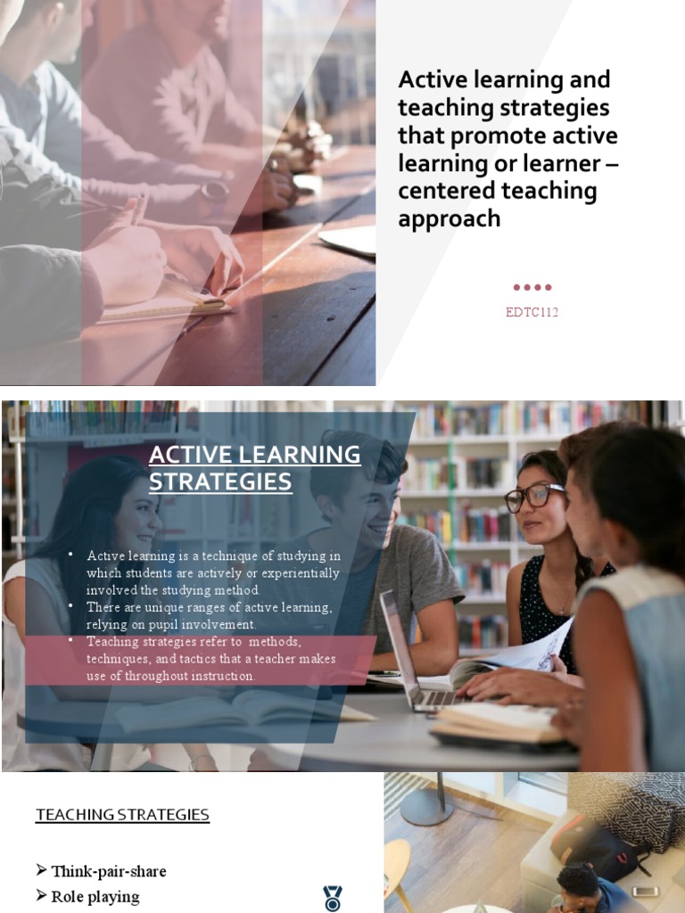 Active Learning and Teaching Strategies That Promote Active - 1 | PDF ...