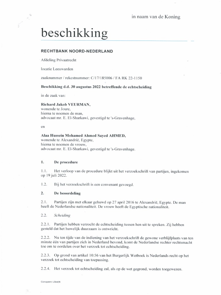 Beschikking - RB - 30 Augustus 2022 | PDF