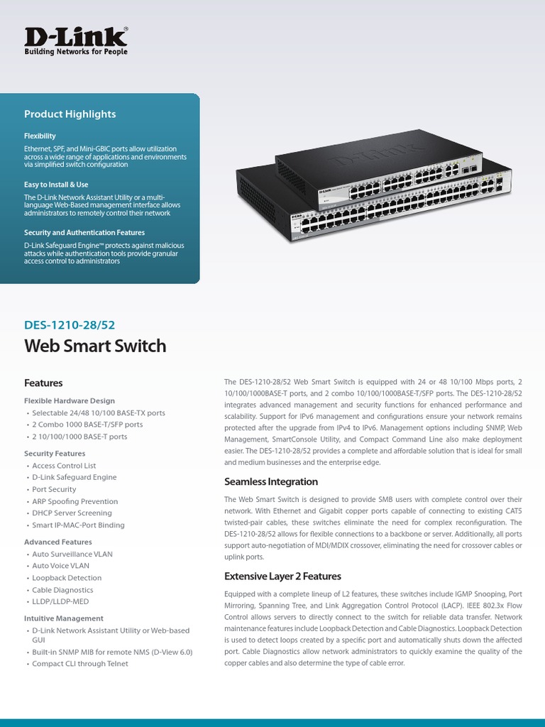 DES-1210_C1_Datasheet_01(HQ) | PDF