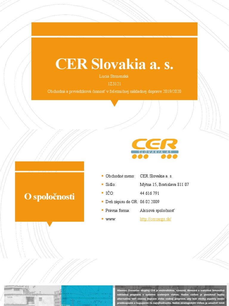 CER Slovakia A | PDF