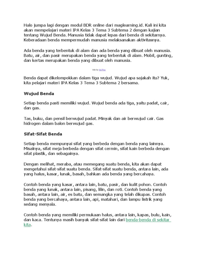 Halo Jumpa Lagi Dengan Modul BDR Online Dari Maglearning | PDF