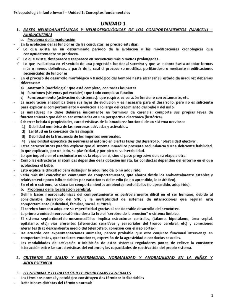 Unidad 1 PATO INFANTO | PDF