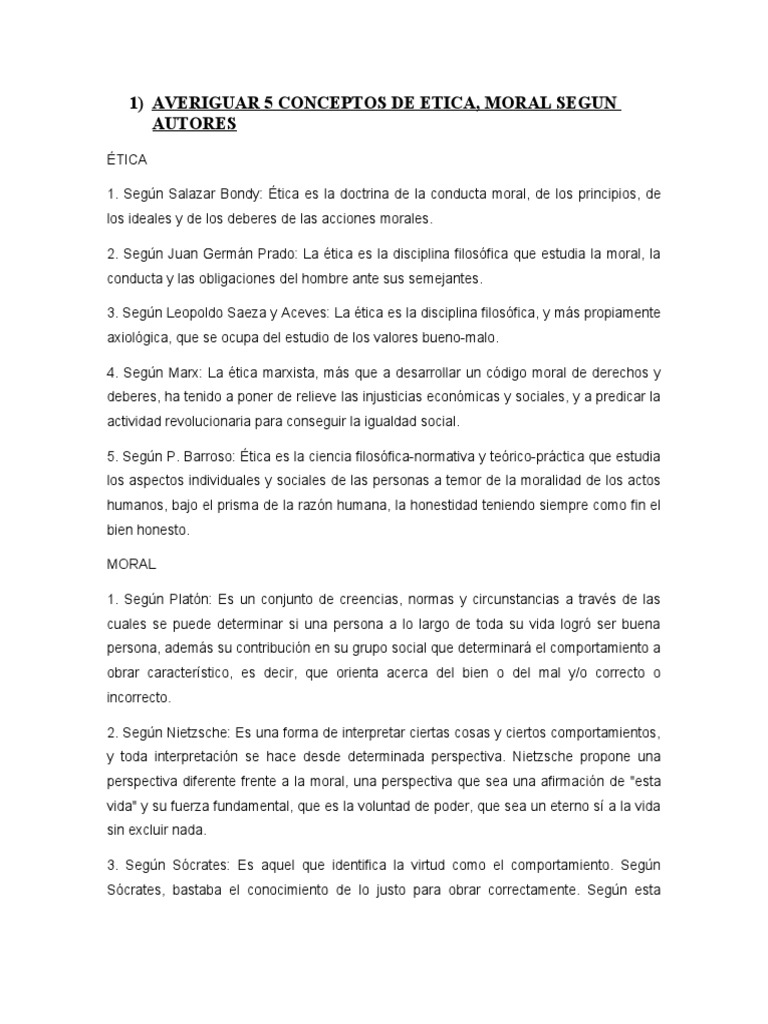 Etica y Moral | PDF | Moralidad | Justicia