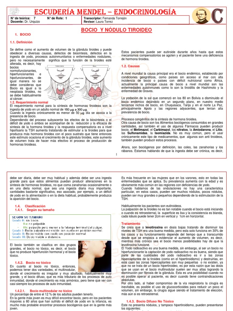 E07 - Bocio | PDF | Hipertiroidismo | Tiroides