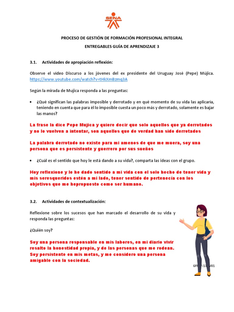 ENTREGABLES Guía de Aprendizaje 3 | PDF