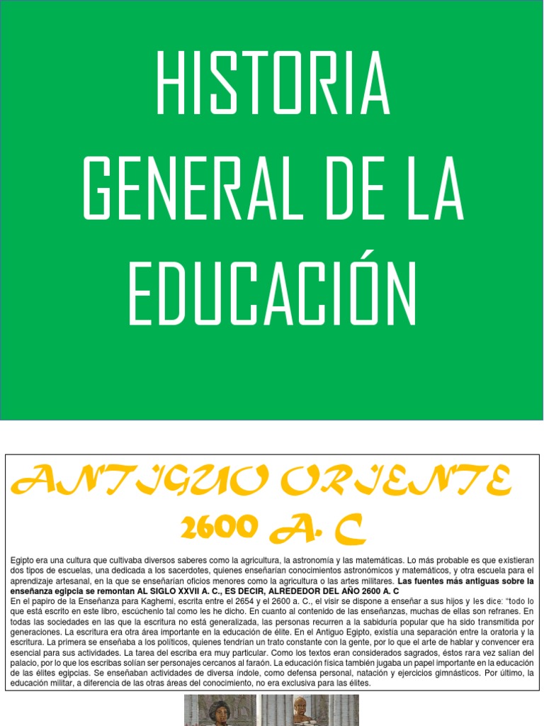 Educación en Civilizaciones Antiguas | PDF | Antigua Grecia | imperio ...