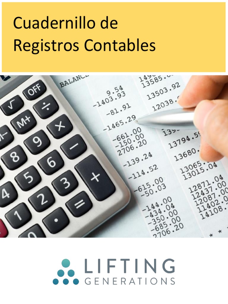 Cuadernillo de Registros Contables Editable v2 | PDF | Presupuesto ...
