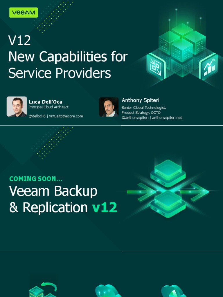 Veeam 12 Preview Slides | PDF