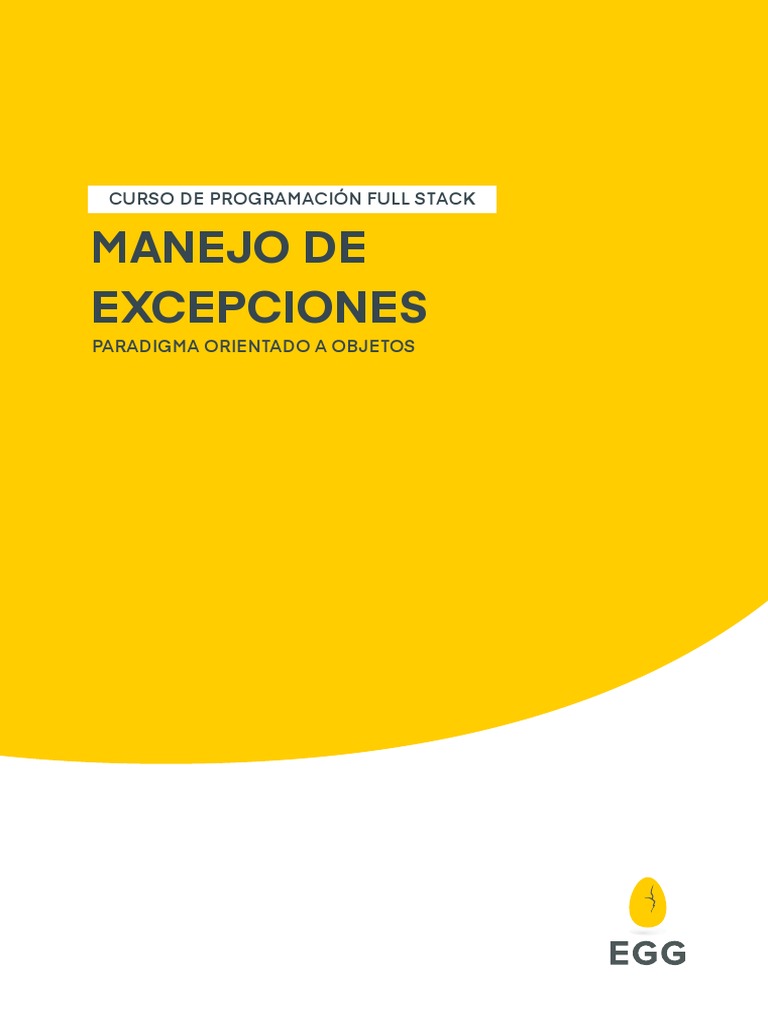 10 - Guía Manejo Excepciones | PDF | Programa de computadora | Programación