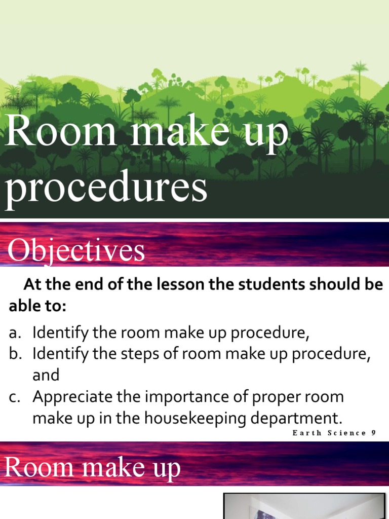 Room Make Up | PDF | Housekeeping | Home