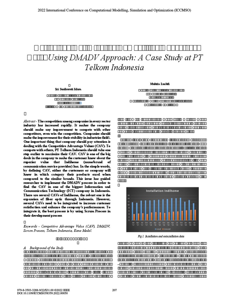 Define and Optimize The Competitive Advantage Value Using DMADV Approach: A Case Study at PT ...
