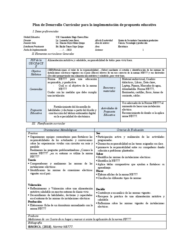 PDC 5 Normas de Instalaciones Electricas | PDF | Aprendizaje | Cognición