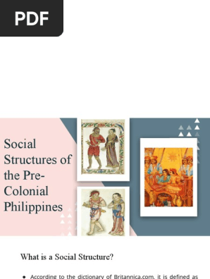 Philippines Social Structure