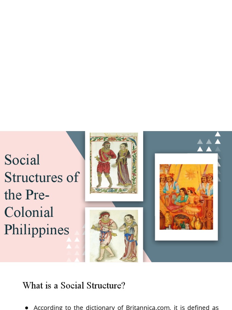 Pre-Colonial Philippine Social Hierarchy | PDF | Philippines | Nobility