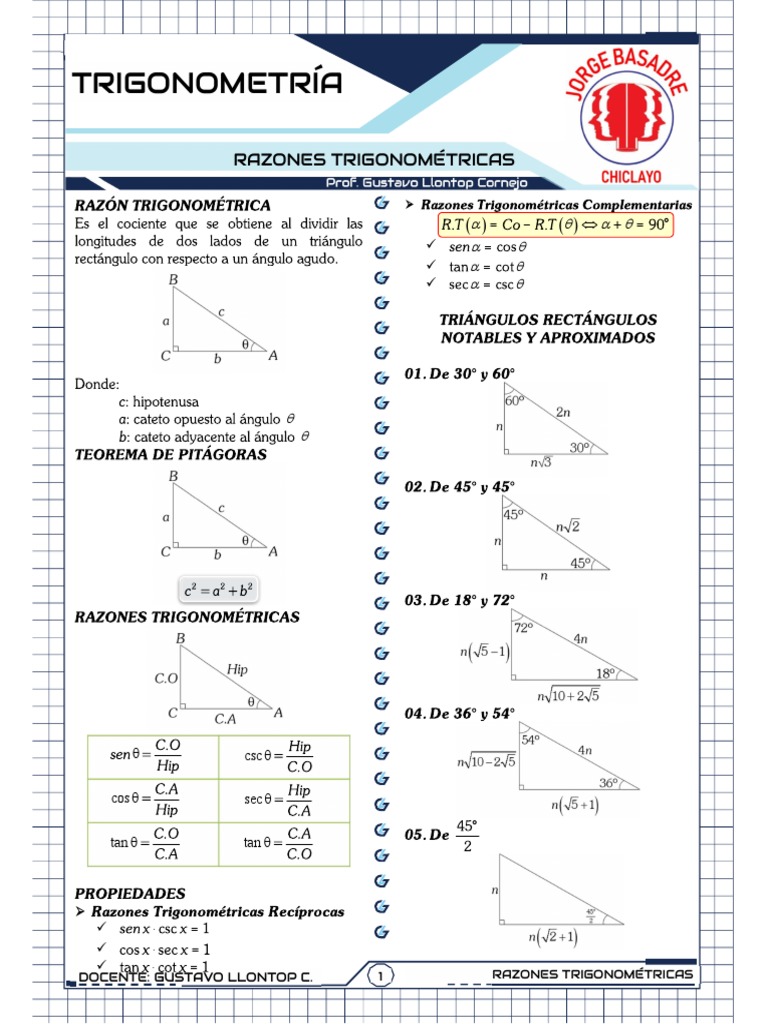 Razones Trigonometricas | PDF