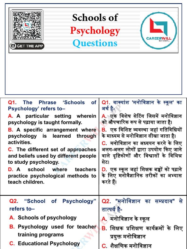 Psychology Exam Prep Guide | PDF | Mental Processes | Science