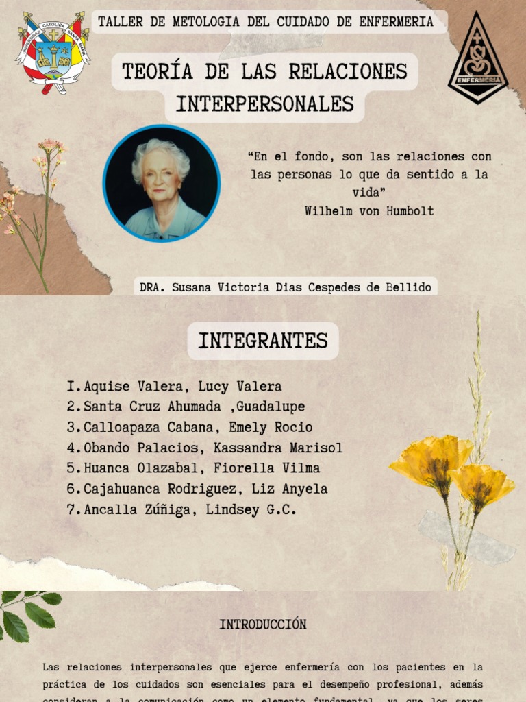 Teoria de Hildegard Peplau | PDF