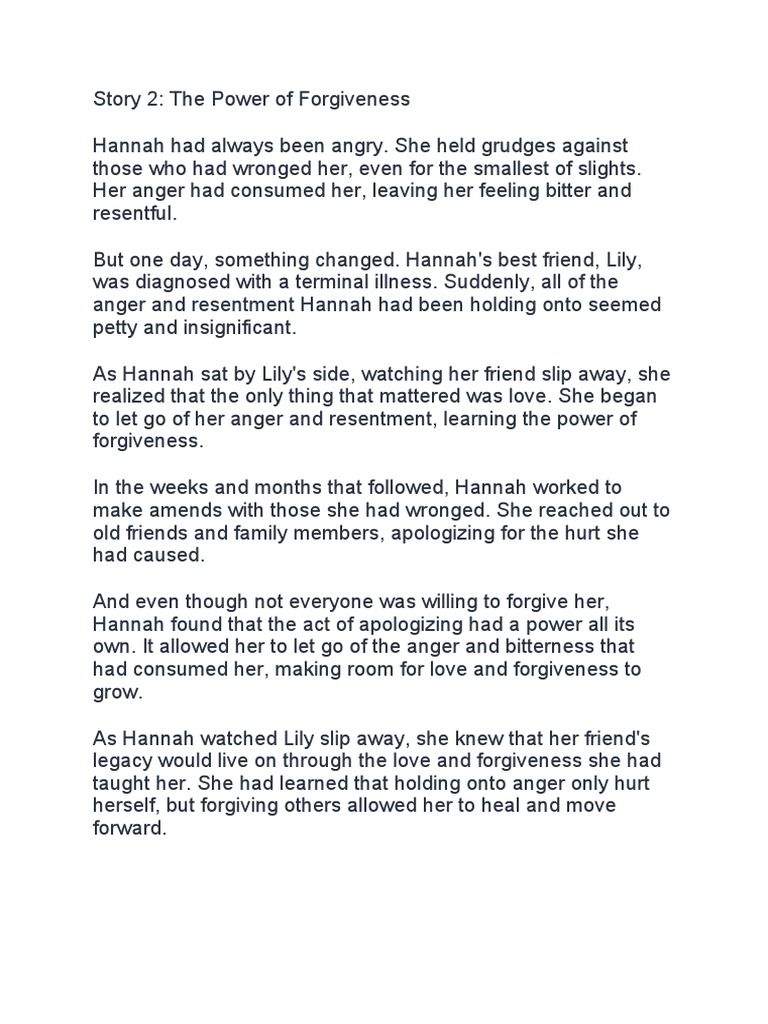 Power of Forgiveness | PDF