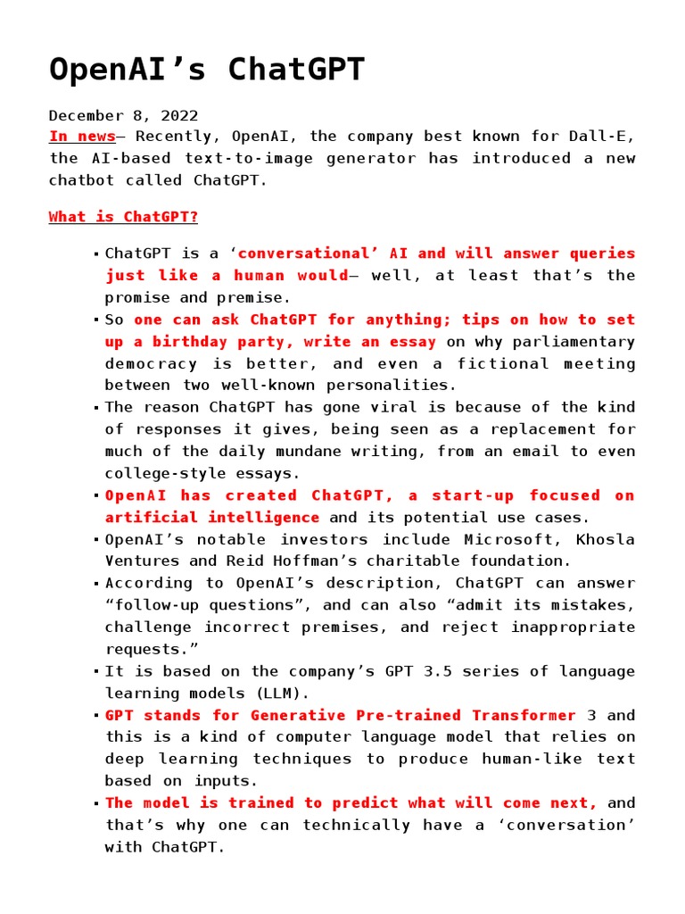 Chat GPTT | PDF | Systems Theory | Technological Change