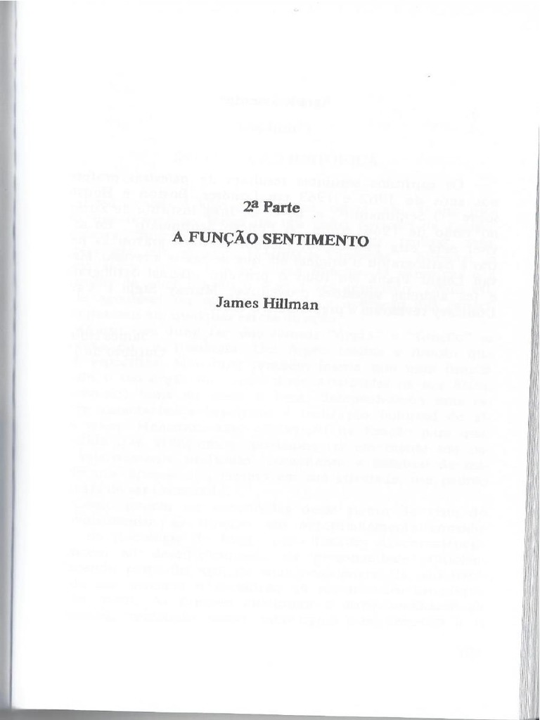 James Hillman A Funao Sentimentopdf PDF Free | PDF
