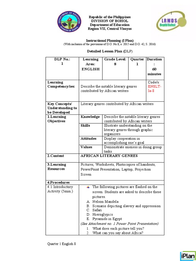 DLP English | PDF | Learning | Teachers