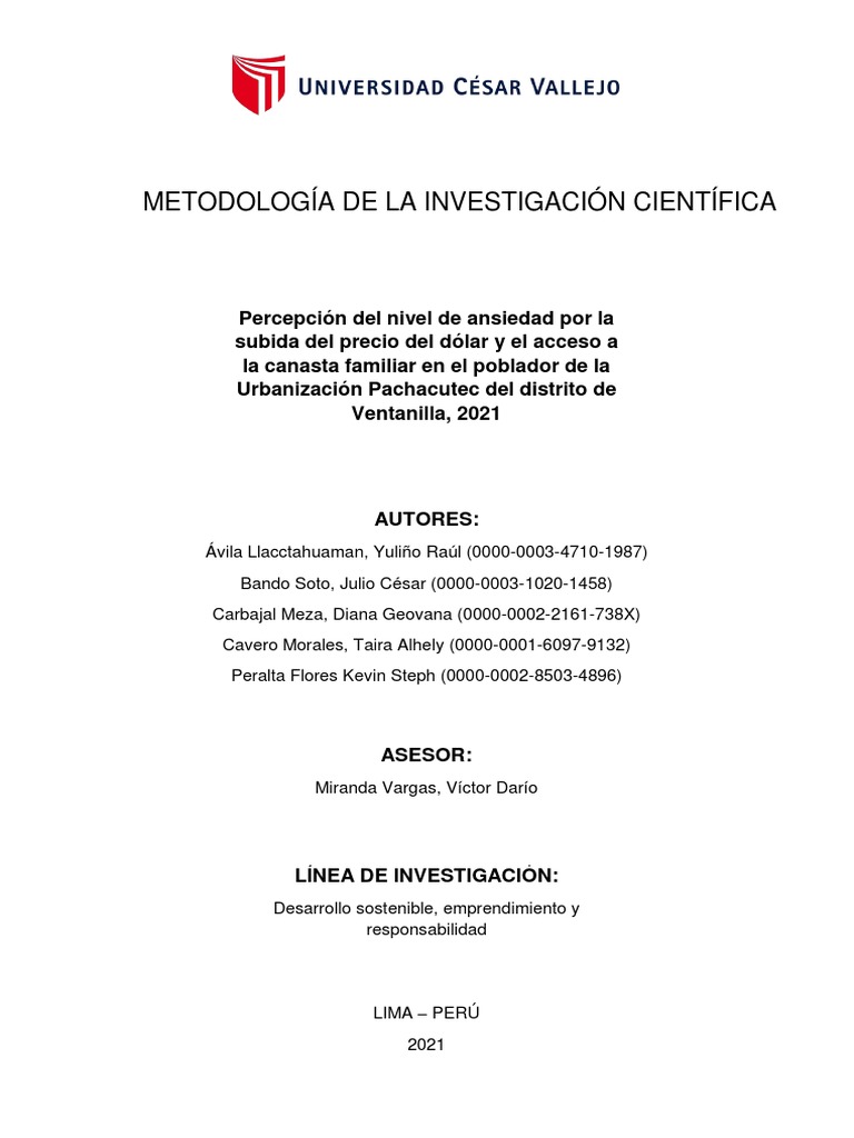 xxxxxxxxxxxx2021-2 - MIC - C3 - Grupo 5 - 20211124 | PDF | Inflación ...