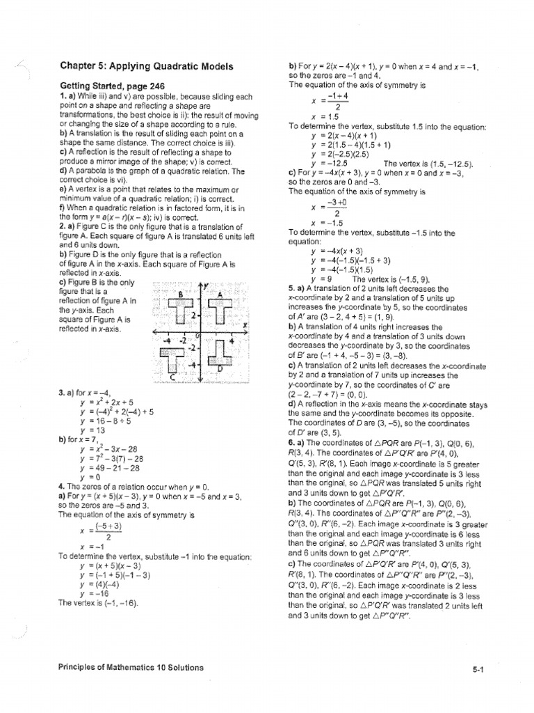Textbook CHAPTER 5 SOLUTIONS | PDF