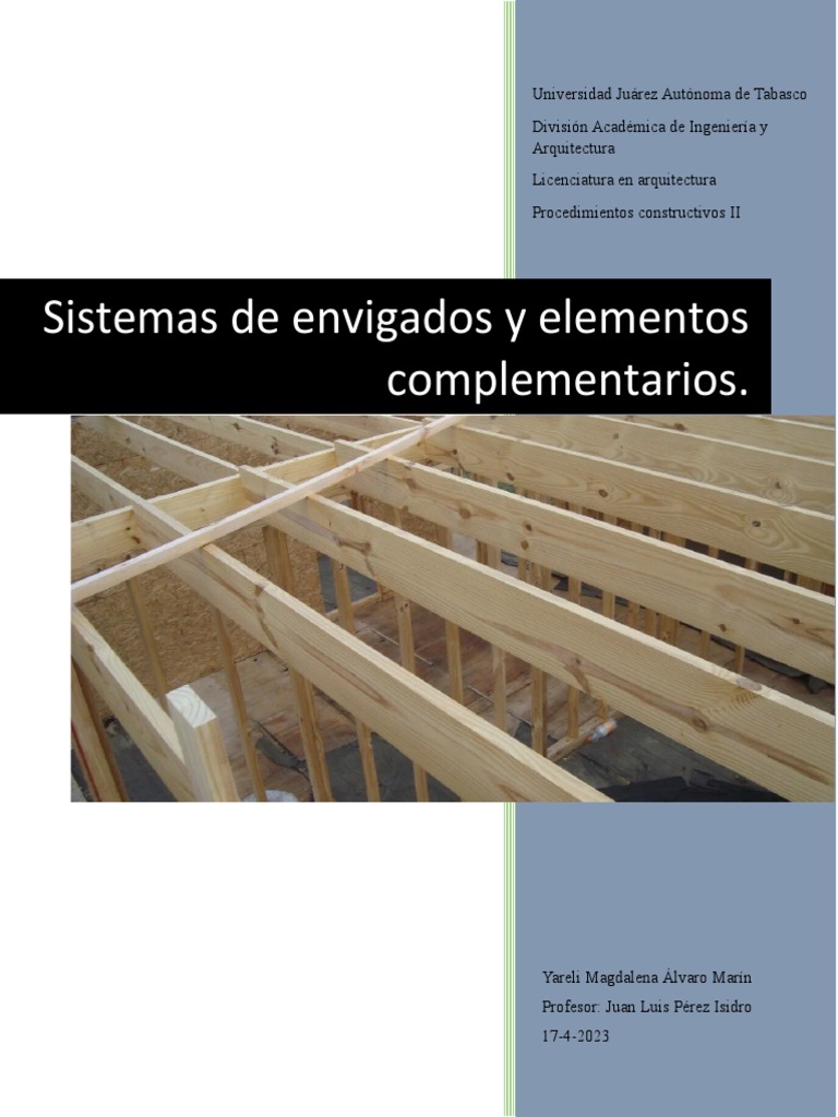Sistemas de Envigados y Elementos Complementarios | PDF | Viga ...