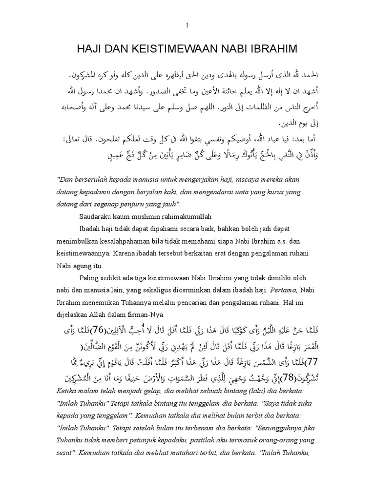 HAJI NABI IBRAHIM | PDF
