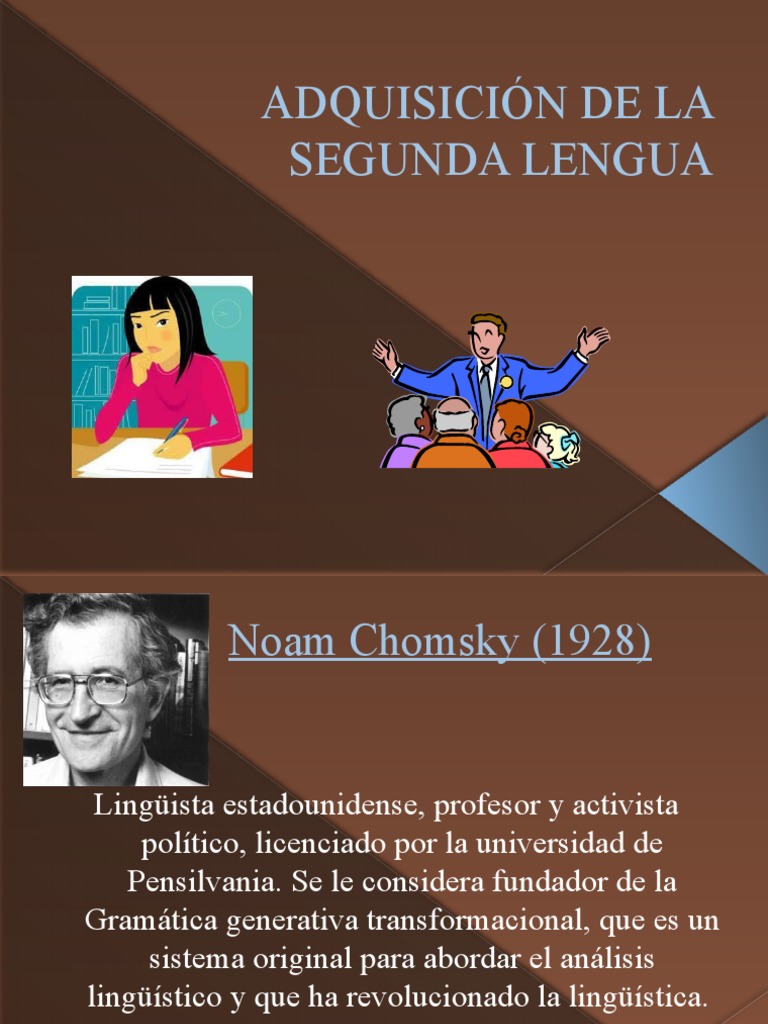 Adquisición de La Segunda Lengua | PDF | Aquisición de idioma | Lingüística