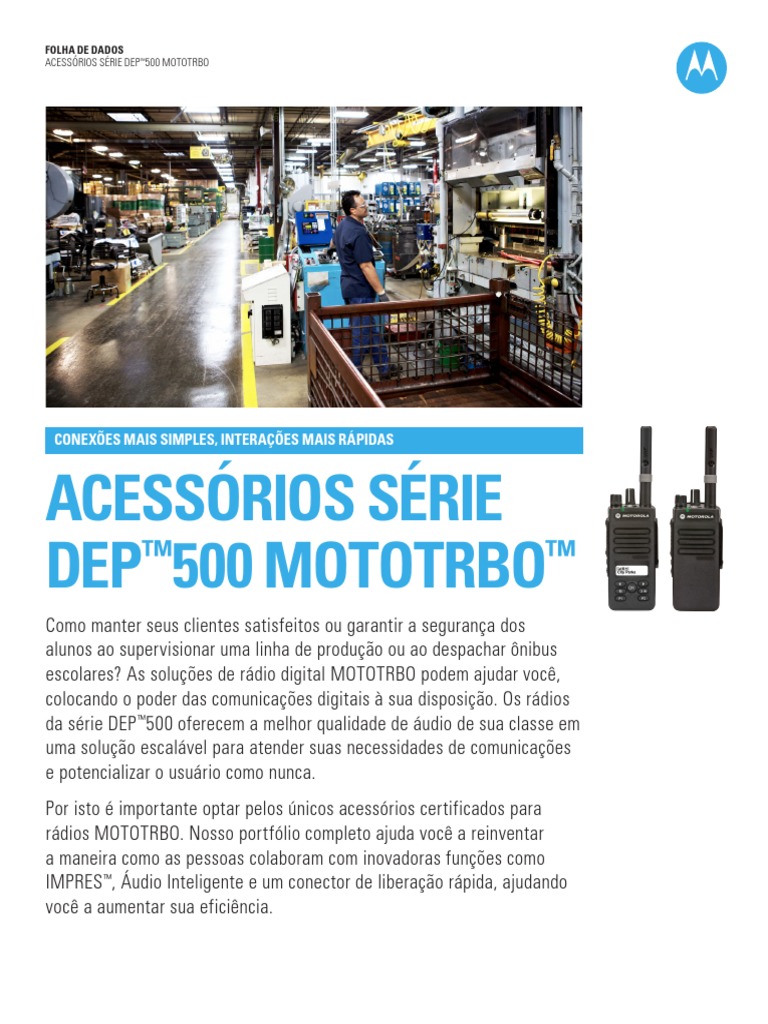 Catálo Acessórios DEP550-570 | PDF