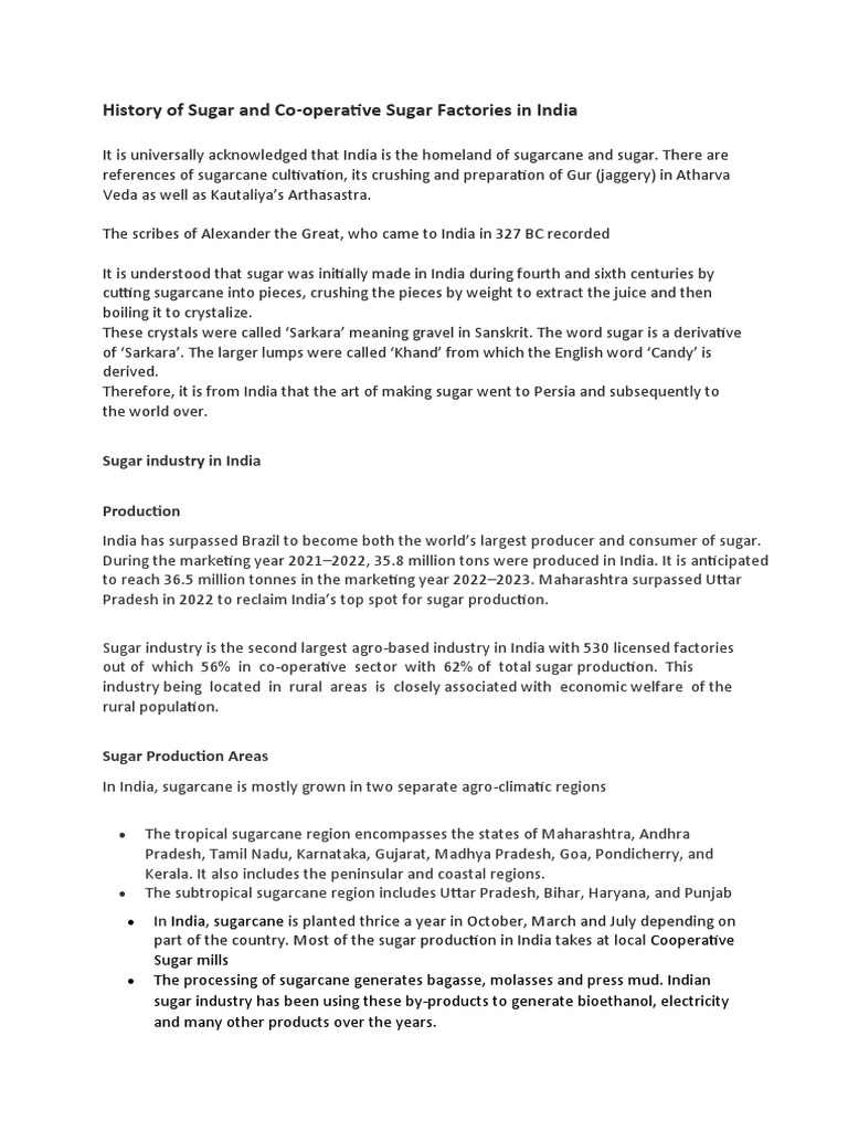 Sugar | PDF