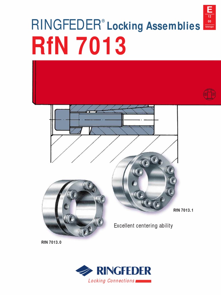 Ringfeder: Locking Assemblies | PDF | Screw | Gear