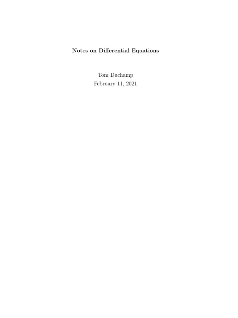 Solving Differential Equations with Laplace | PDF | Inductor ...