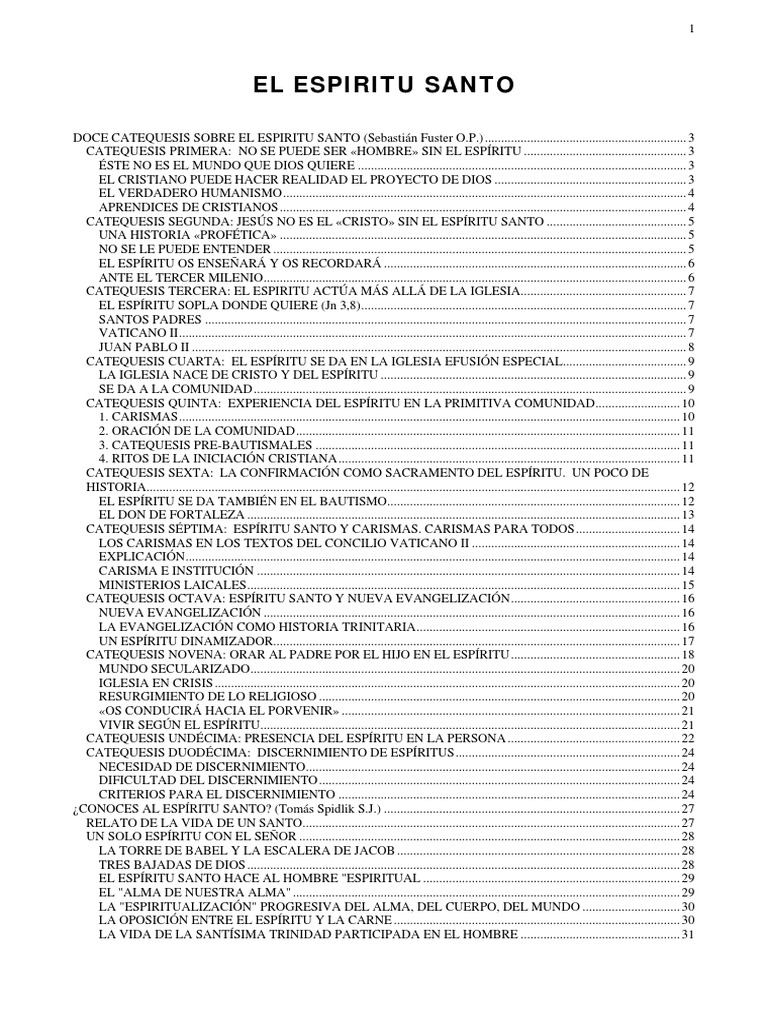 El Espiritu Santo | PDF | espíritu Santo | Ireneo