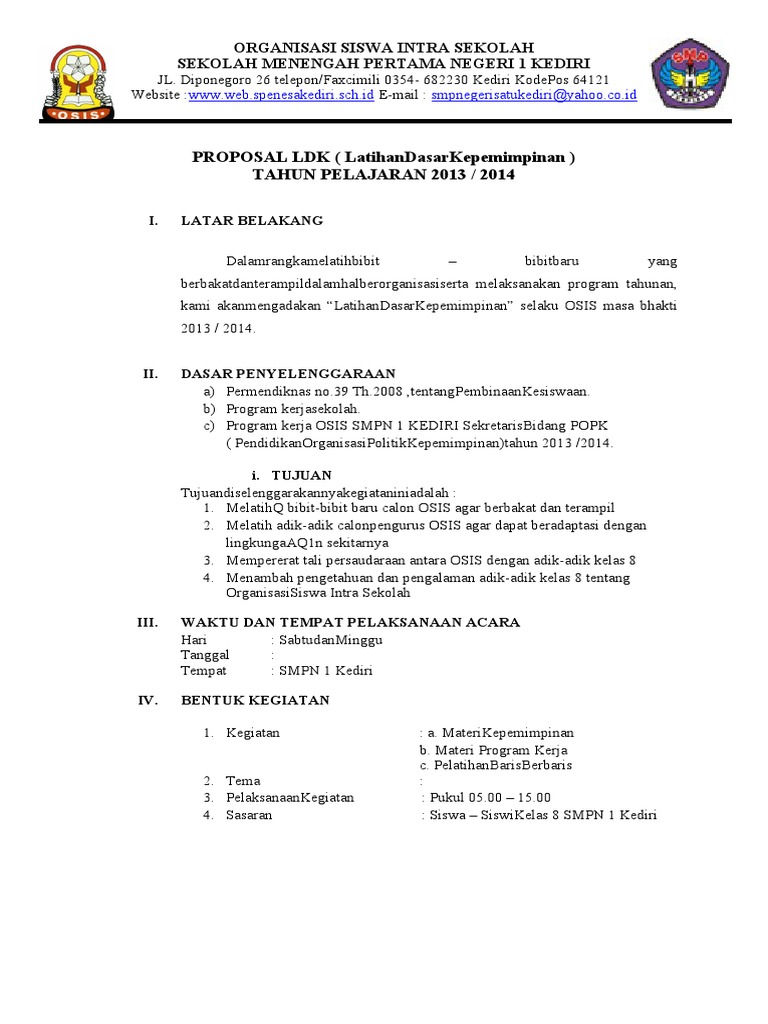 Proposal LDK | PDF