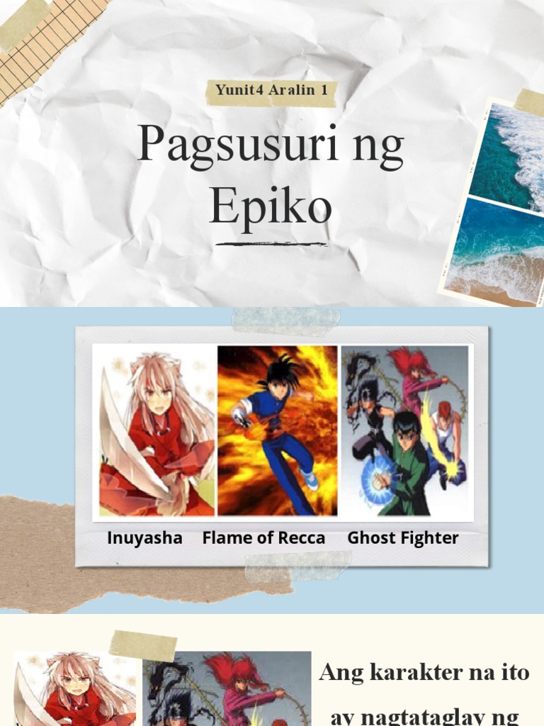Pagsusuri NG Epiko | PDF