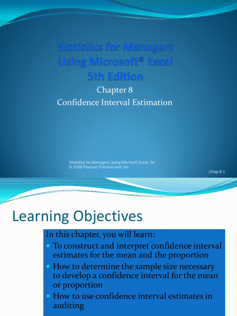 07 Business Statistics Sampling And Sampling Distributions Pdf Confidence Interval