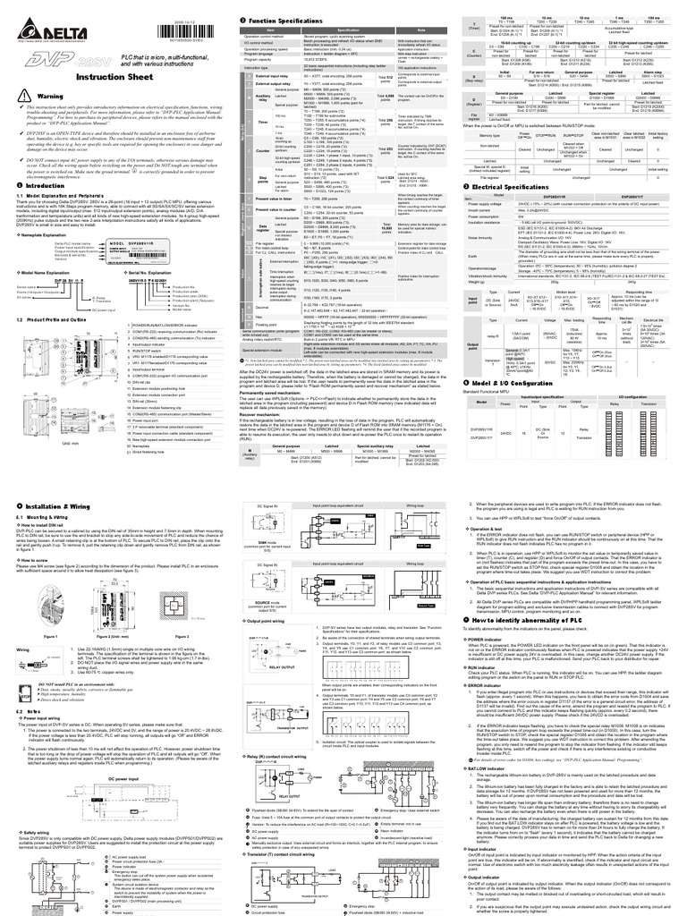 DVP-28SV Instruction en | PDF