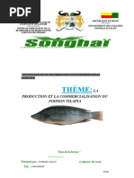Projet de Ferme Piscicole. Aby Sene | PDF | Aquaculture | Poissons et ...
