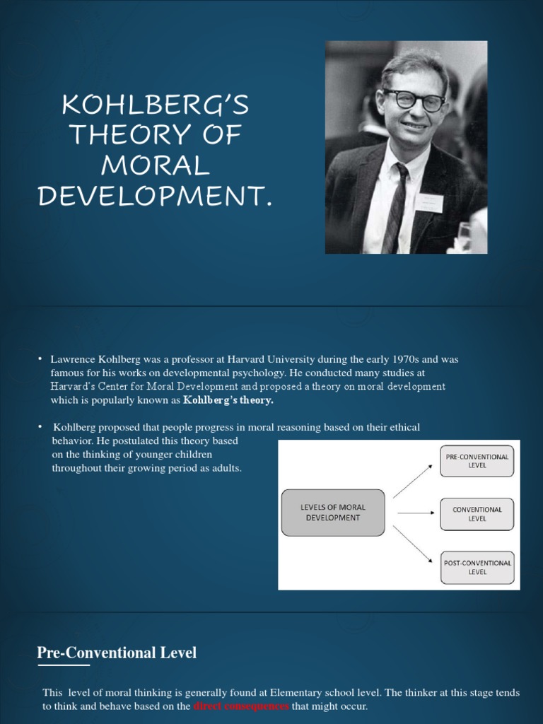 Kohlberg's Theory of Moral Development | PDF | Thought | Behavioural ...