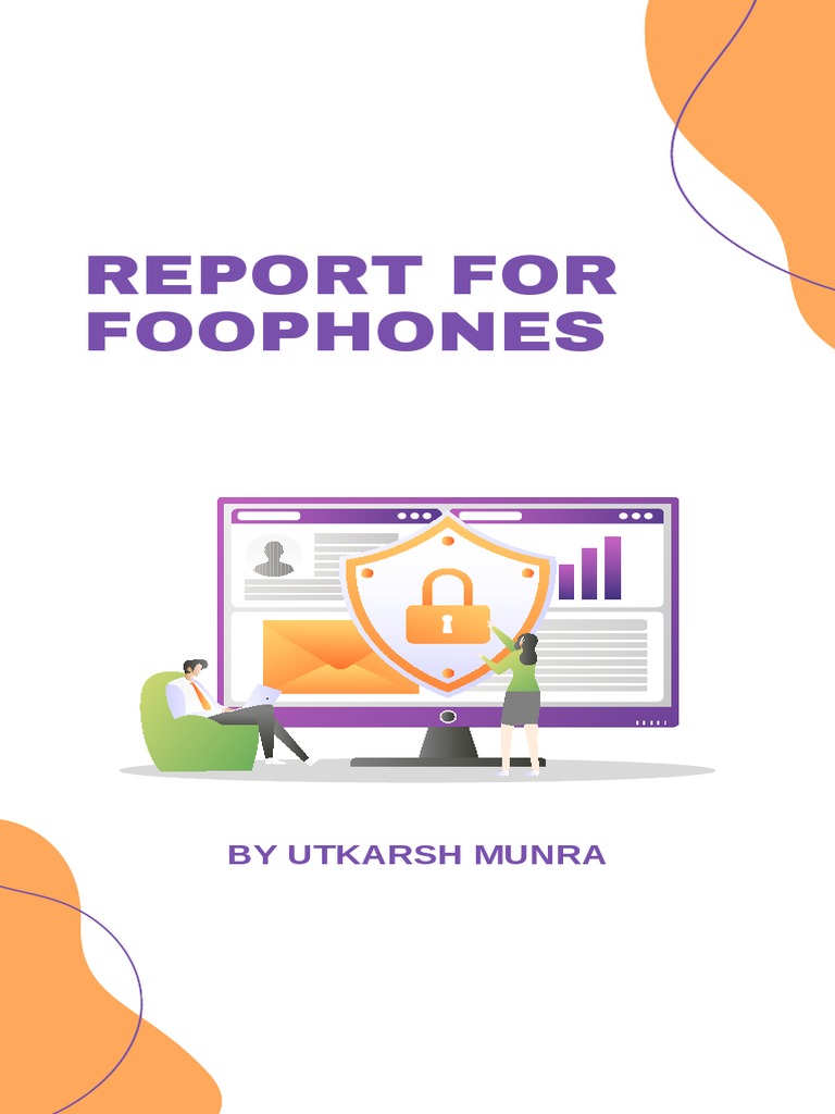 Report For Foophones: by Utkarsh Munra | PDF | Http Cookie | World Wide Web