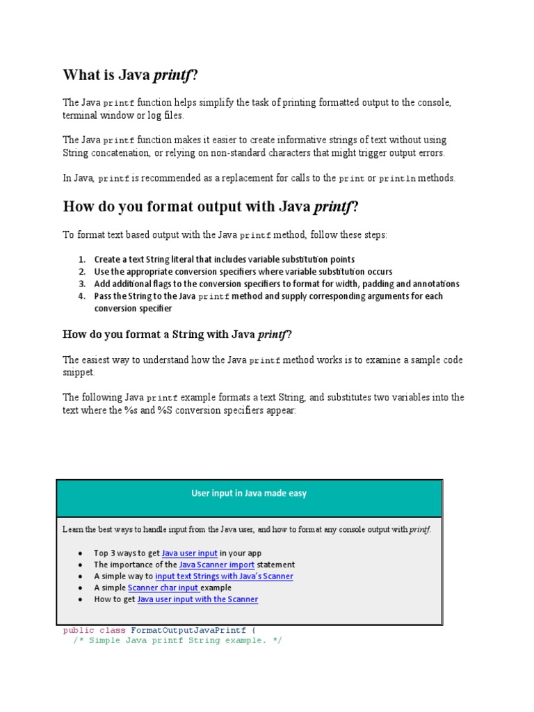 Printf Pdf String Computer Science Computer Programming