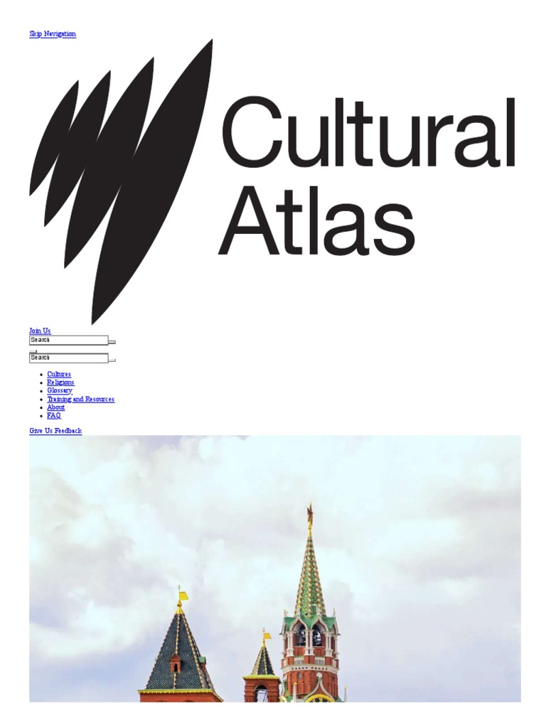 Russian Culture - Cultural Atlas | PDF